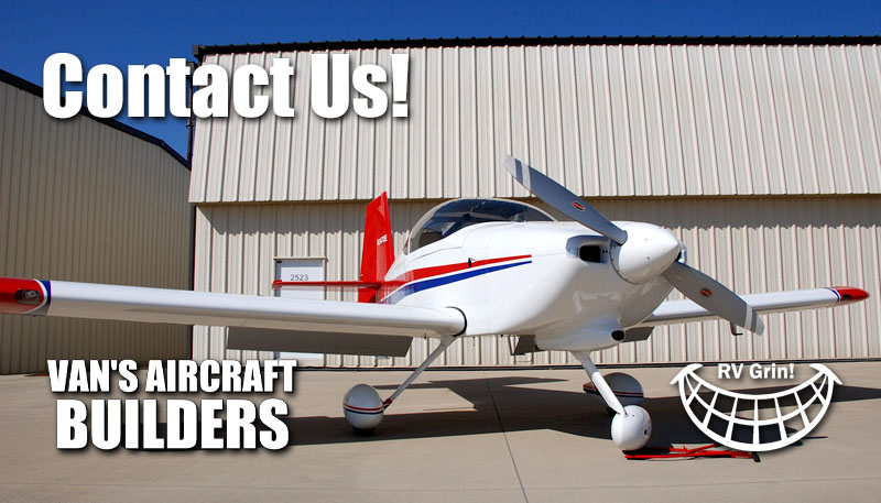 Contact us - Van's Aircraft Builders